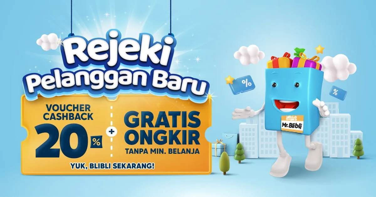 Promo & Voucher Blibli 【Promo Cashback 20% Khusus Member Baru Blibli ...